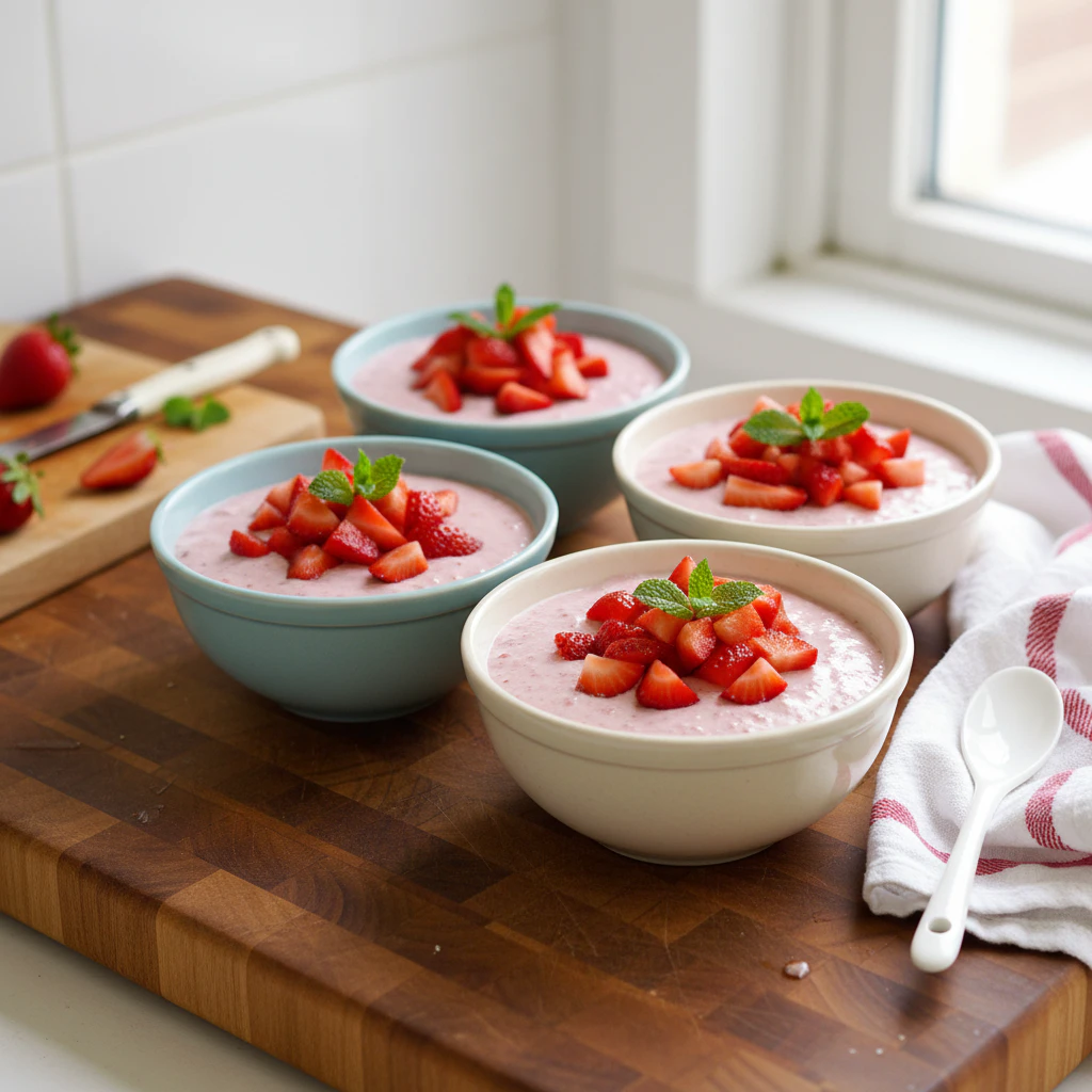 Receita de Mousse de Morango Cremoso - Dicas e Dicas